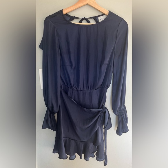 Hello Molly | Dresses | Hello Molly Hidden Figures Mini Dress Wrap ...